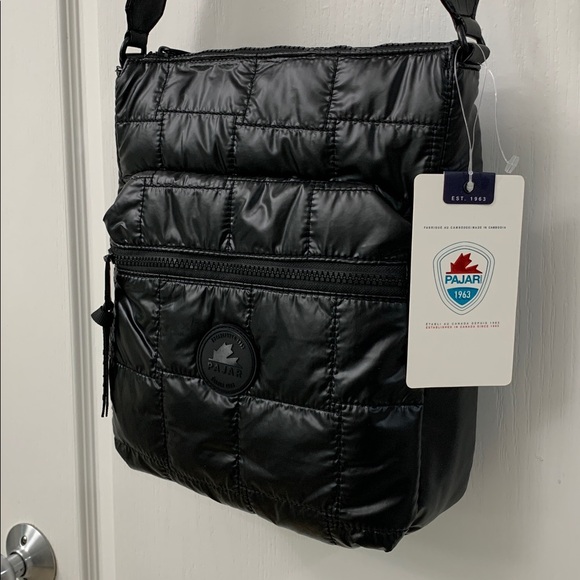 Pajar | Bags | Pajar Black Quilted Puffer Crossbody | Poshmark